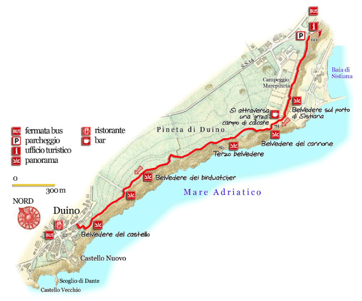 Rilkeweg Schloss Duino - Triestissima